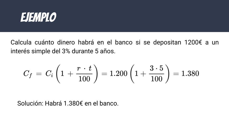 6. Interés simple Melina Matemáticas